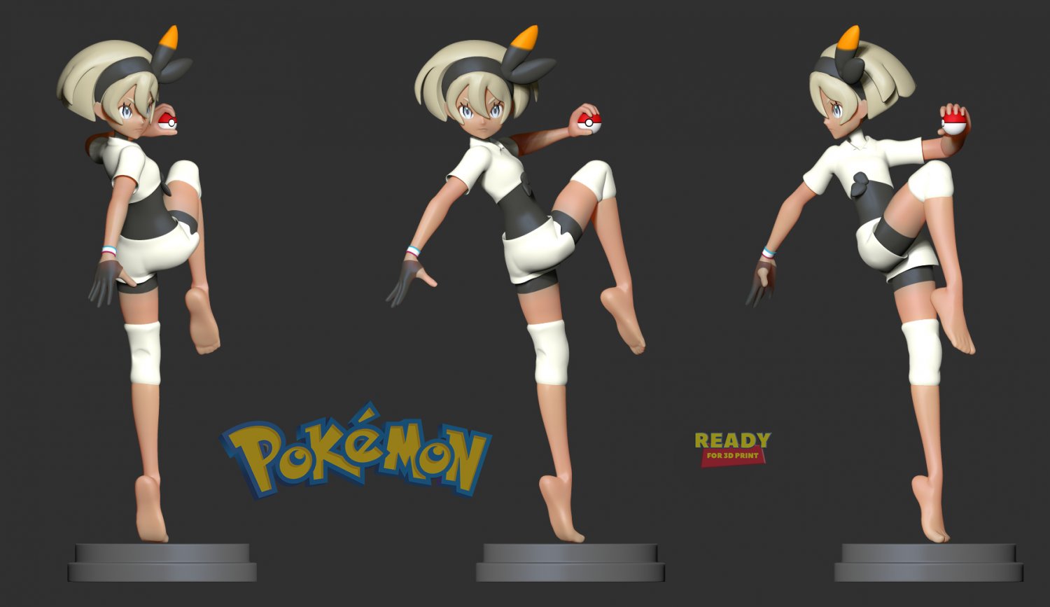 Bea - Pokemon Fanart Modelo 3D in Niño 3DExport