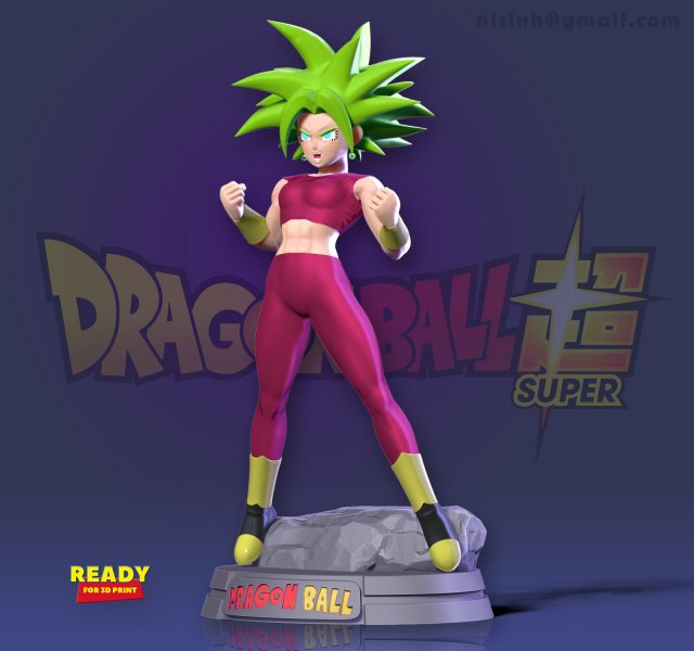 kefla - dragon ball super 3D Print Model in Woman 3DExport