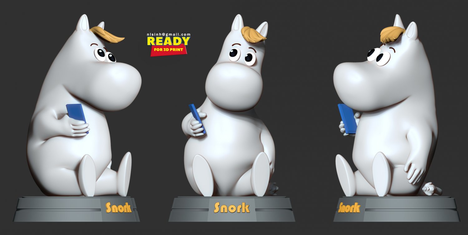 snork moomin 3D Print Models in Animals 3DExport