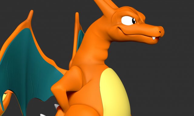 Charizard - Pokemon Unite 3D 프린트 모델 in 괴물 & 생물 3DExport