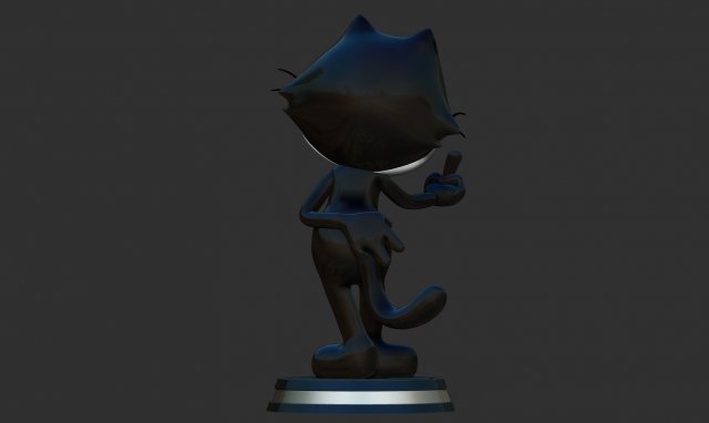Felix the Cat 2 3D Print Model in Animals 3DExport