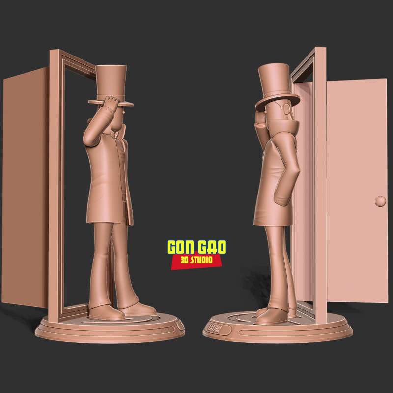 Professor Layton 3D Print Model in Man 3DExport