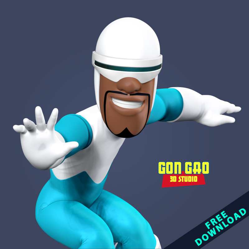 Frozone Free 3D Print Model in Man 3DExport
