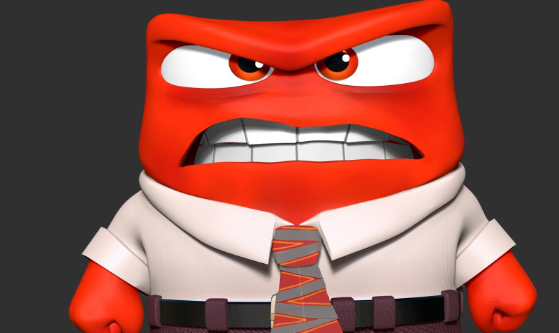 The Rage of Anger - Inside Out 2 Fanart 3D Print Model in Monsters ...