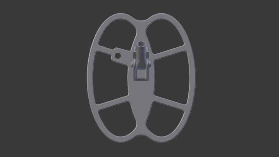 dd sensor housing of metal detector 3D Print Model in Electronics 3DExport