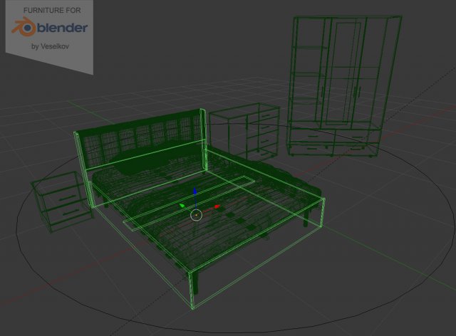 rondo 3D Model in Bedroom 3DExport
