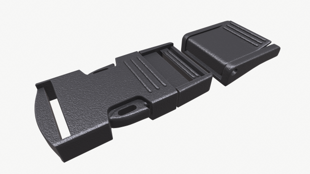 Fastex buckle with clip 3D Model in Other 3DExport