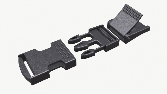 Fastex buckle with clip 3D Model in Other 3DExport