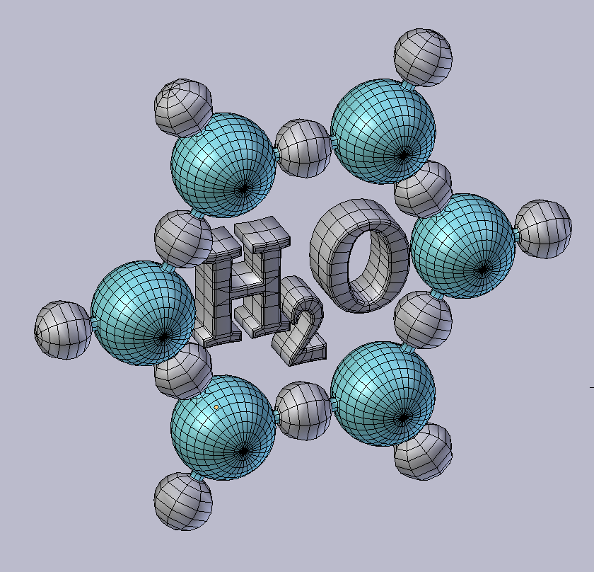 water molecule 3D Models in Other 3DExport