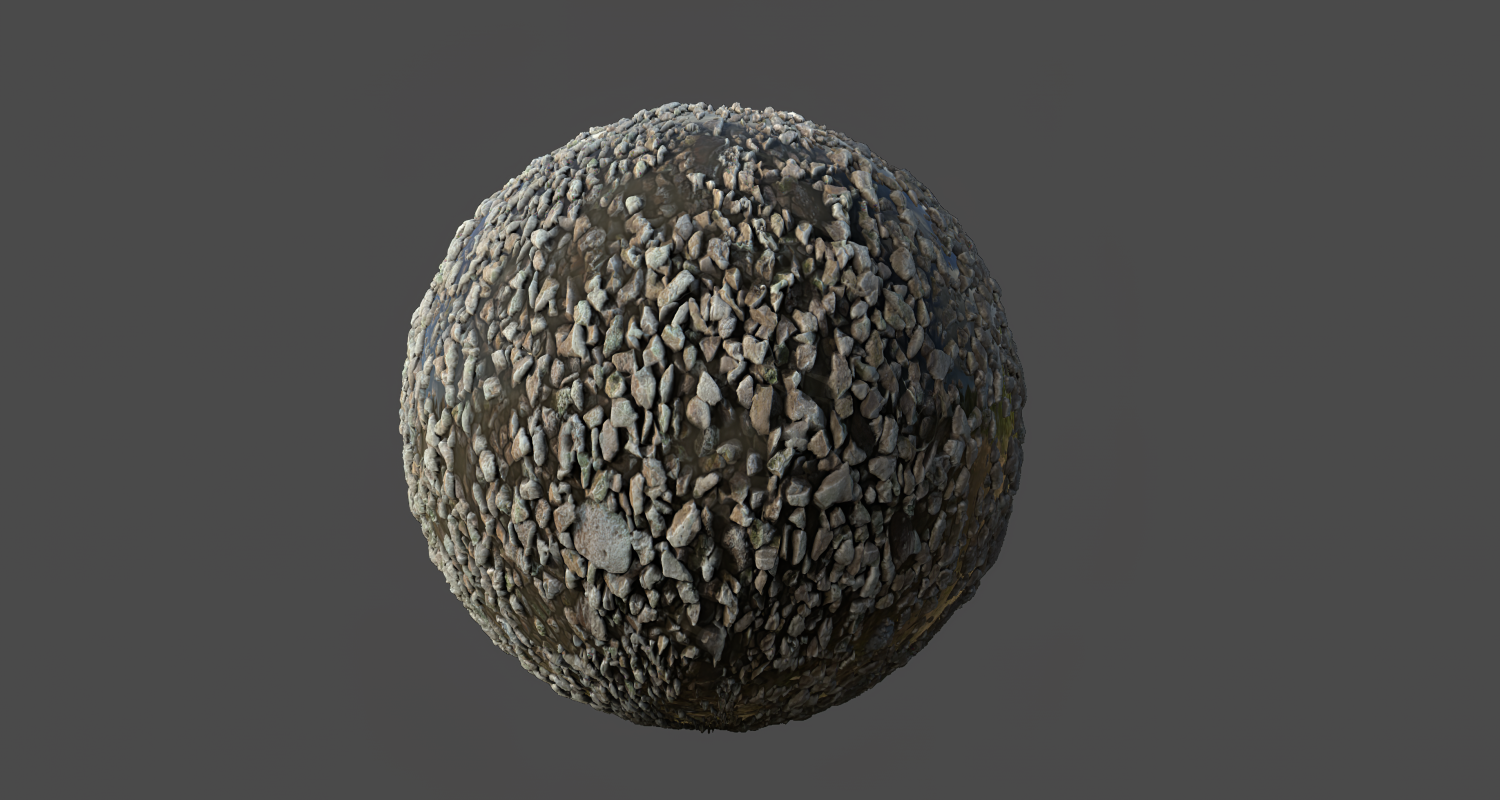 small river stones ground pbr texture material CG Textures in Suolo ...
