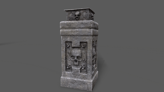 skull temple set 3D Model in Buildings 3DExport