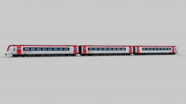 Class 175 Train 3D Model in Train 3DExport
