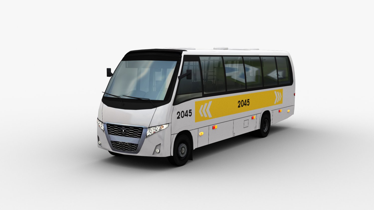 City bus with interior 7 3D Model in Bus 3DExport