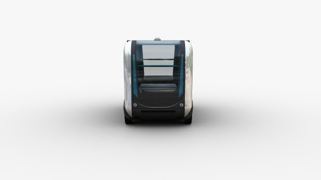 Olli Bus Lowpoly with interior 3D Model in Bus 3DExport
