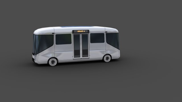 Electric Bus Pack 3 3D Model in Bus 3DExport