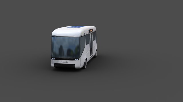 Electric Bus Pack 3 3D Model in Bus 3DExport