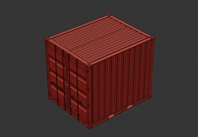 container - 10 3D Model in Shipping Containers 3DExport