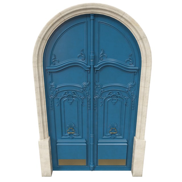 entrance classic door 33 3D Model in Door 3DExport