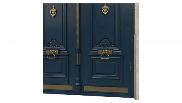 entrance classic door 41 3D Model in Door 3DExport