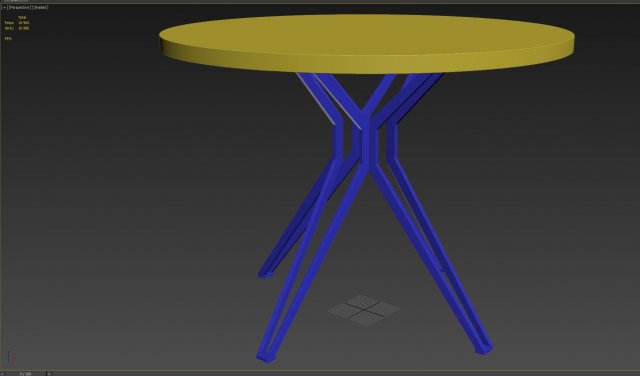 Bruges table 3D Model in Table 3DExport