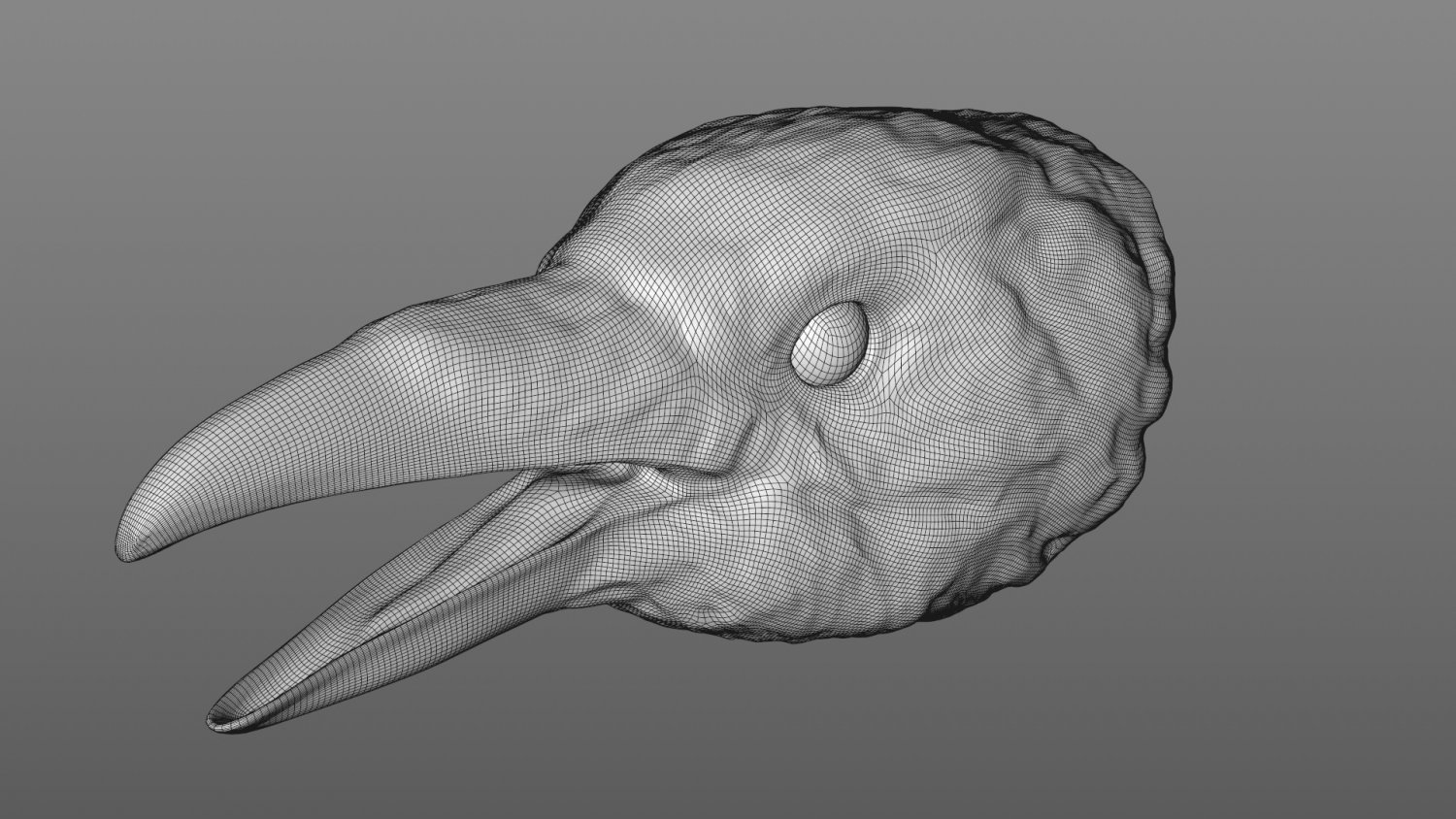 Ravens head 3D Model in Bird 3DExport