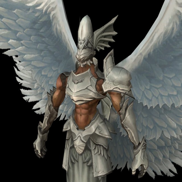eagleman game character 3D Model in Fantasy 3DExport