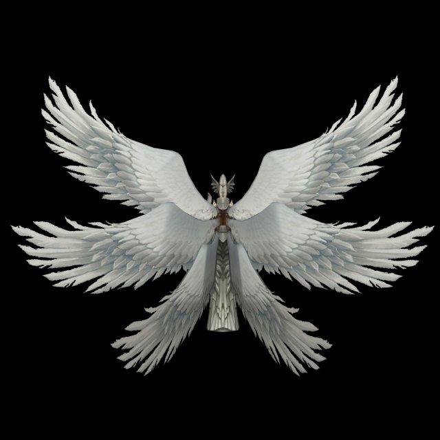 eagleman game character 3D Model in Fantasy 3DExport