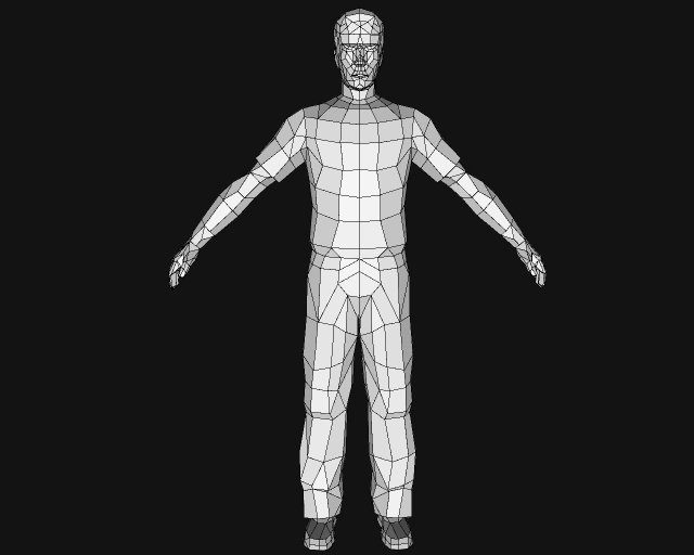 man character 3D Model in Man 3DExport
