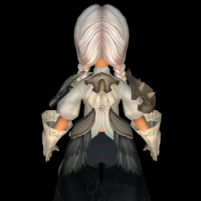 cute doll fighter 02 3D Model in Fantasy 3DExport