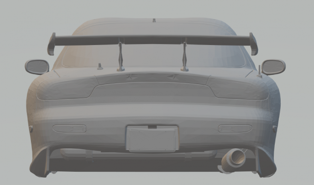 mazda rx7 toretto fast and furious 3D Print Model in Vehicle 3DExport
