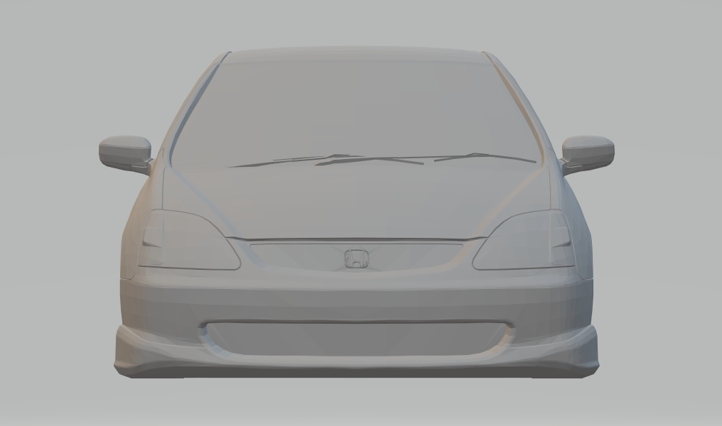 honda civic type r 3D Print Models in Vehicle 3DExport