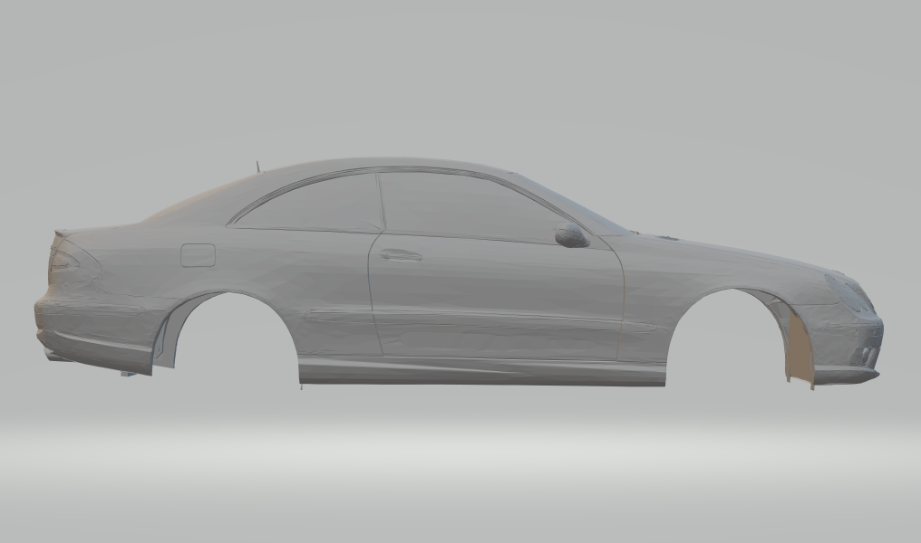 Mercedes benz amg clk 3D Model in Vehicle 3DExport