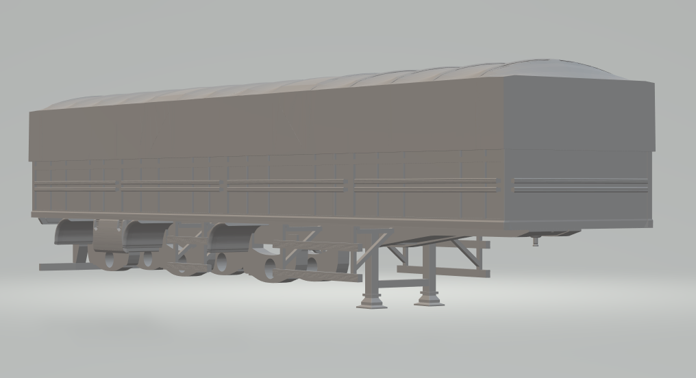 randon trailer truck brazilian bulk trailer Modelados 3D para Imprimir ...