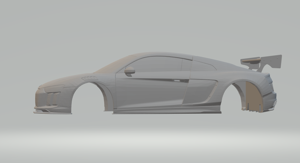 audi r8 widebody 3D Print Models in Vehicle 3DExport