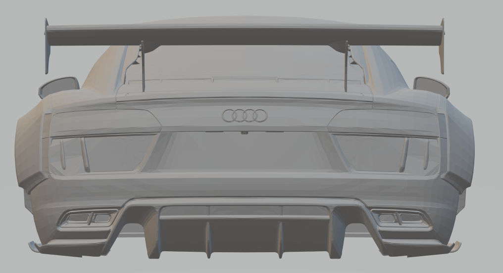 audi r8 widebody 3D Print Models in Vehicle 3DExport