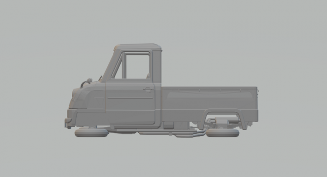 honda t360 pick up 3D Print Model in Vehicle 3DExport