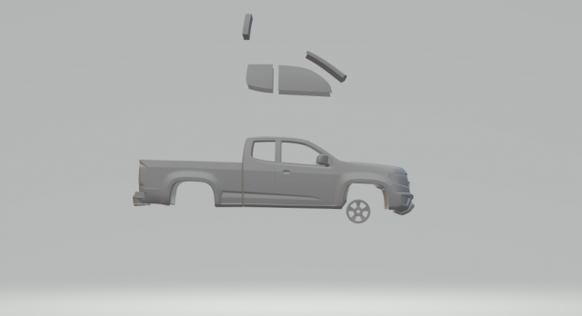 chevrolet colorado 3D Print Model in Vehicle 3DExport