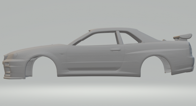 skyline gt-r r34 3D Print Model in Vehicle 3DExport