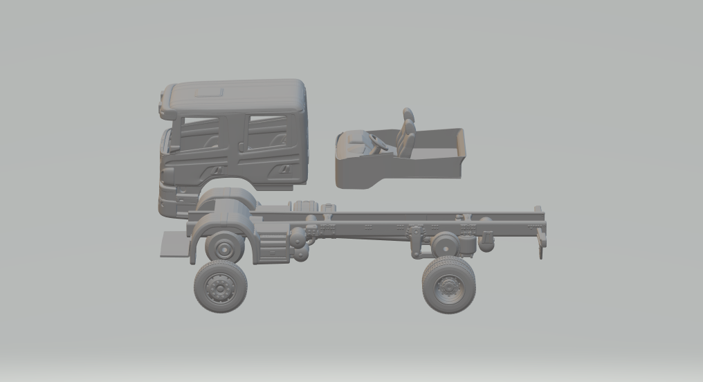 Scania crew cab Modèles d'impression 3D in Véhicule 3DExport