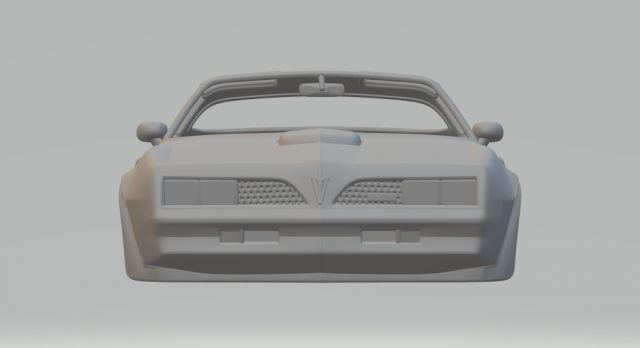 Pontiac firebird trans am 77 3D Print Model in Vehicle 3DExport