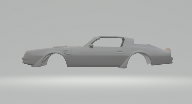 Pontiac firebird trans am 77 3D Print Model in Vehicle 3DExport