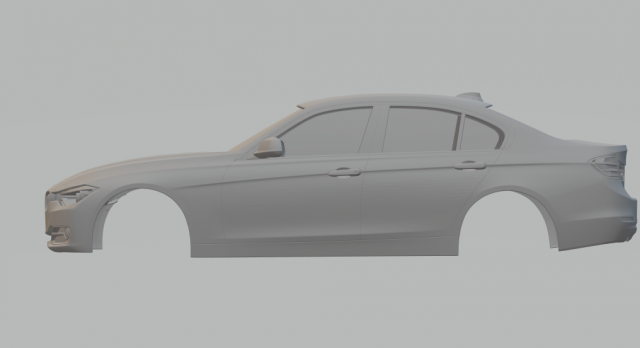 Series 3 f30 3D Print Model in Vehicle 3DExport