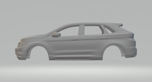 Edge 3D Print Model in Vehicle 3DExport