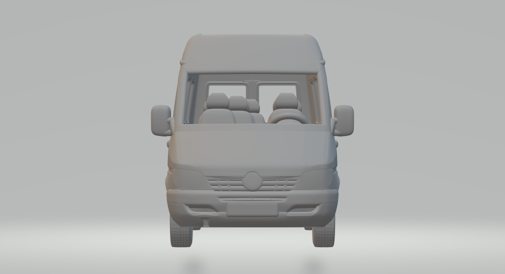 Mercedes benz sprinter Modelados 3D para Imprimir in Vehículo 3DExport