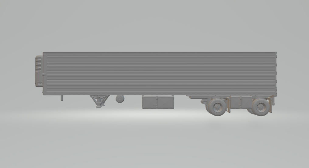 Trailer box reefer 3D Druckmodelle in Fahrzeug 3DExport