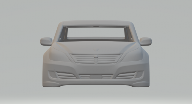 Hyundai equus 2014 3D Print Model in Vehicle 3DExport