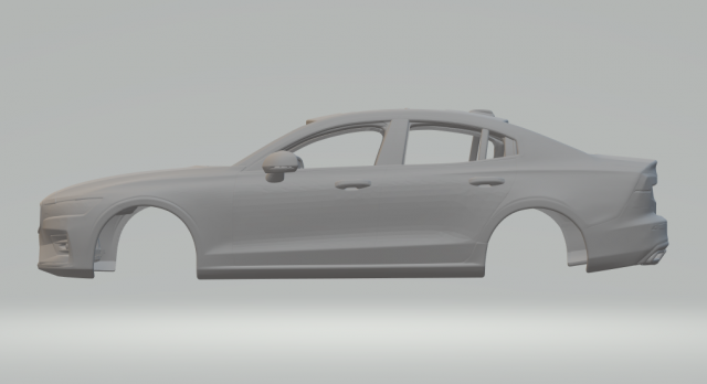 Volvo s60 3D Print Model in Vehicle 3DExport