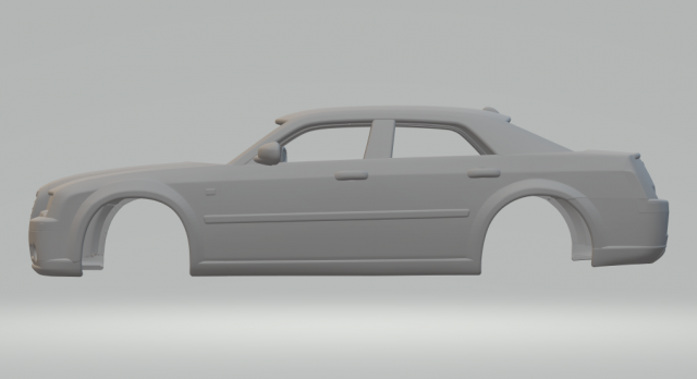 Chrysler 300c sedan 2009 3D Print Model in Vehicle 3DExport