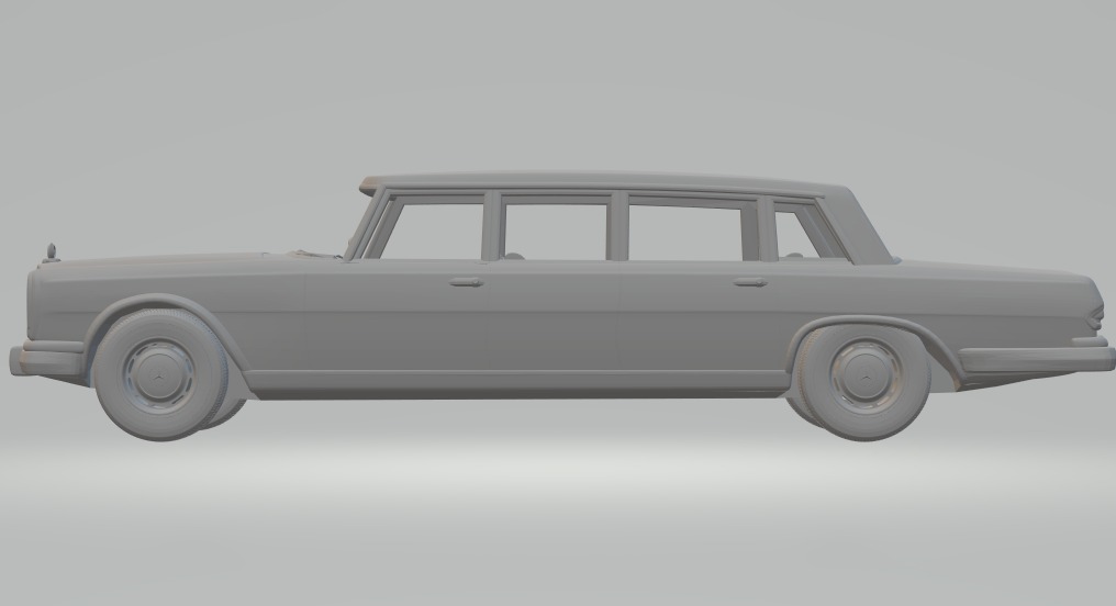 Mercedes-Benz 600 W100 pullman limousine 1964 3D Print Models in ...