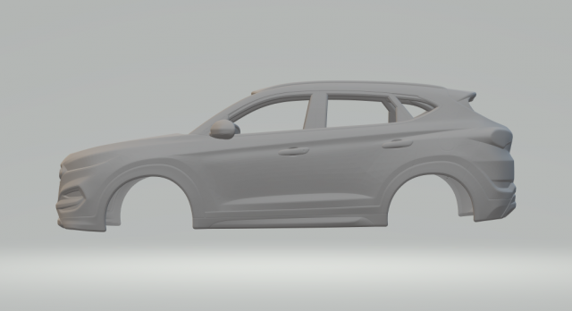 Hyundai tucson 3D Print Model in Vehicle 3DExport